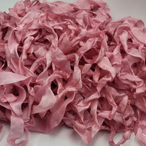 Sweet Grace Blush Pink Shabby Chic RIBBON Crinkled Vintage Seam Binding ...