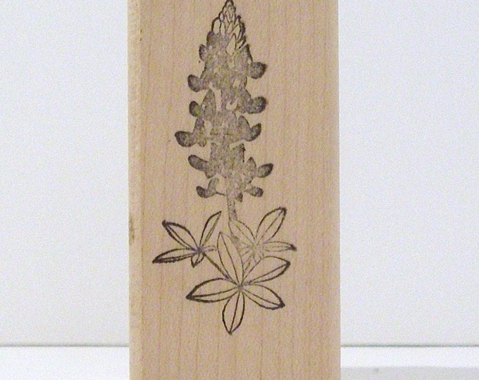 TEXAS BLUEBONNET Rubber Stamp State Flower - Etsy