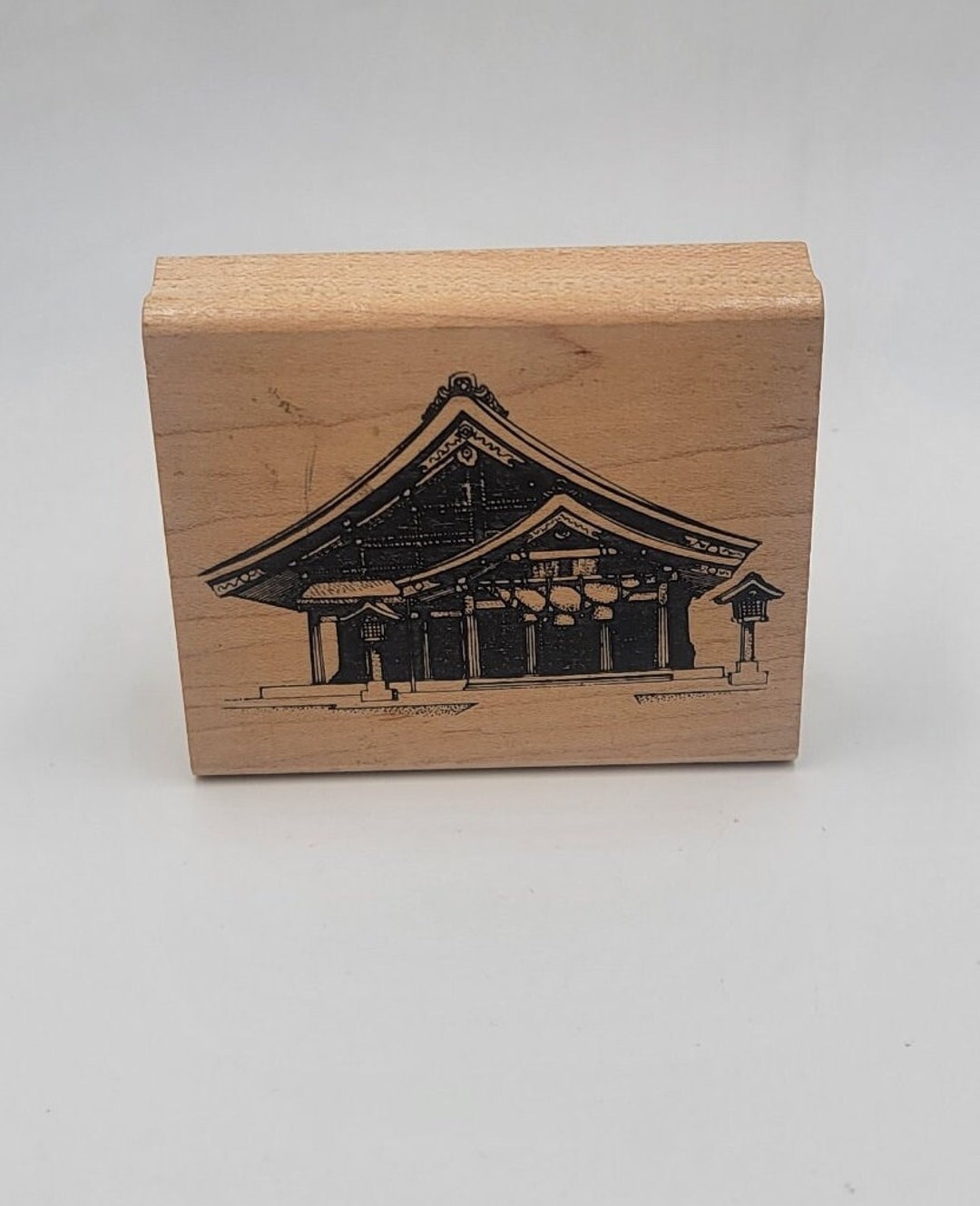 Asian Traditional Japanese Shinto Shrine Rubber Stamp Sacred - Etsy