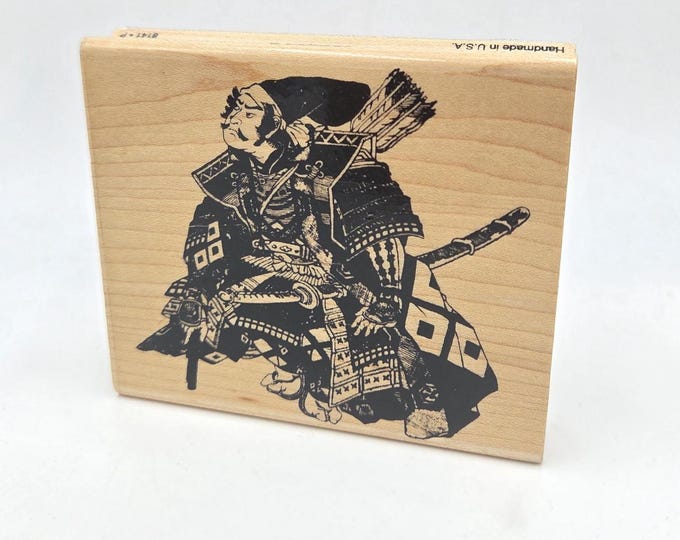Samurai Warrior Japanese Armor Design Art Stamp Collector Asian ...