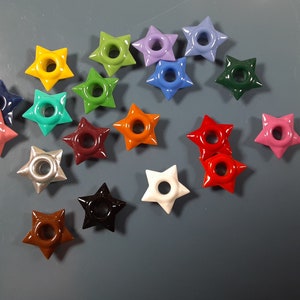 50 Mixed Color Stars Eyelets Embellishments Stationary Scrapbooking ...