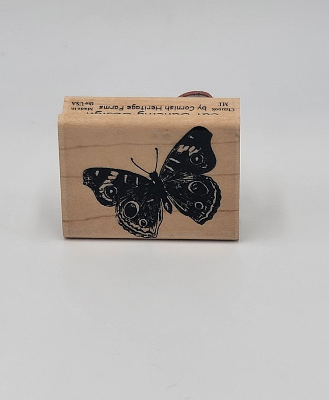Vintage Butterfly Moth Bug Rubber Stamp - Etsy