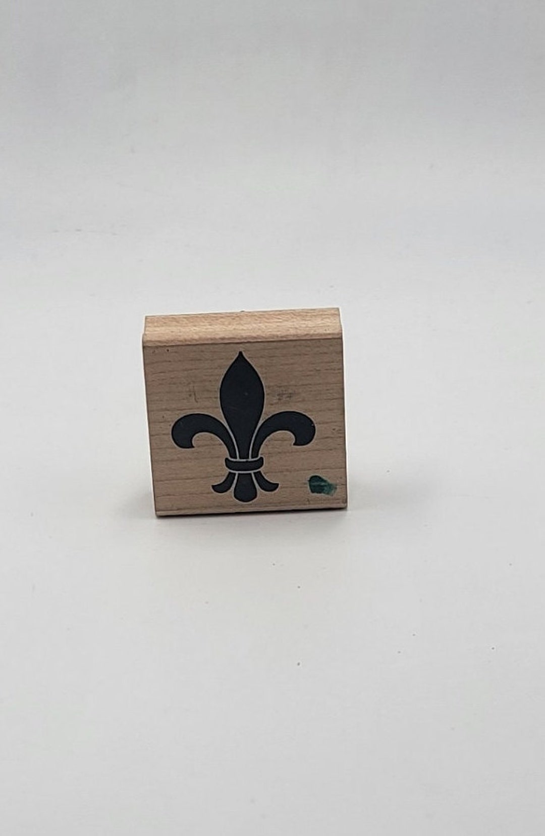SOLID FLEUR De LIS Design Rubber Stamp French Judi Kins - Etsy
