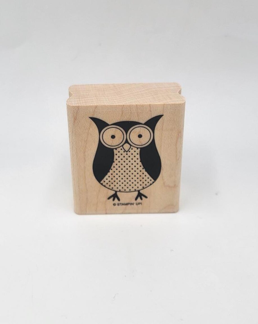 Retired Stampin up Rubber Stamp Polka Dot OWL Bird - Etsy