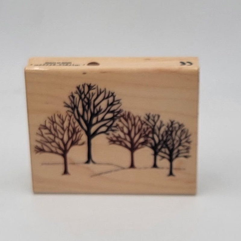 Bare Tree Stamp - Etsy