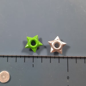 50 Mixed Color Stars Eyelets Embellishments Stationary Scrapbooking ...