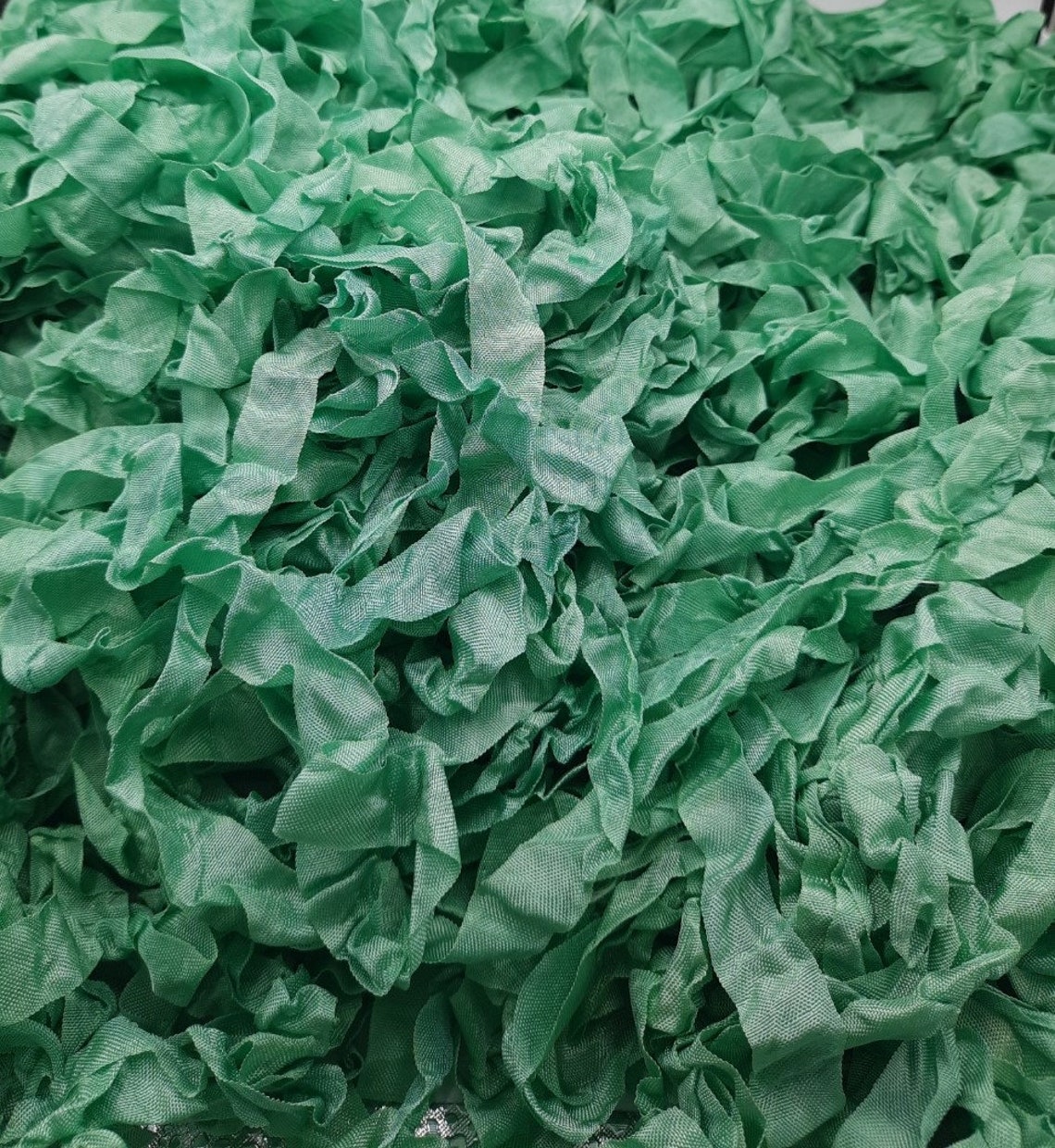 Sweet Mint Green Shabby Chic Vintage Rustic RIBBON Crinkled - Etsy