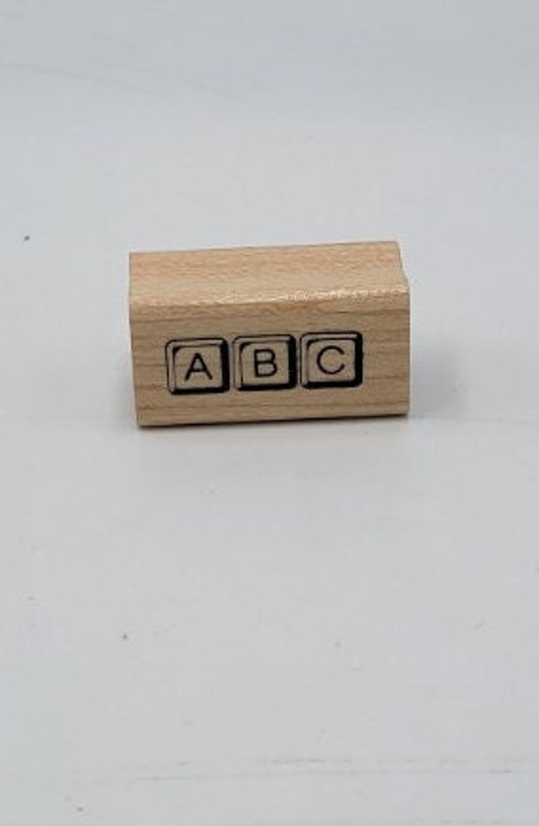 ABC Blocks Learning Toys Alphabet Letters School Rubber Stamp - Etsy