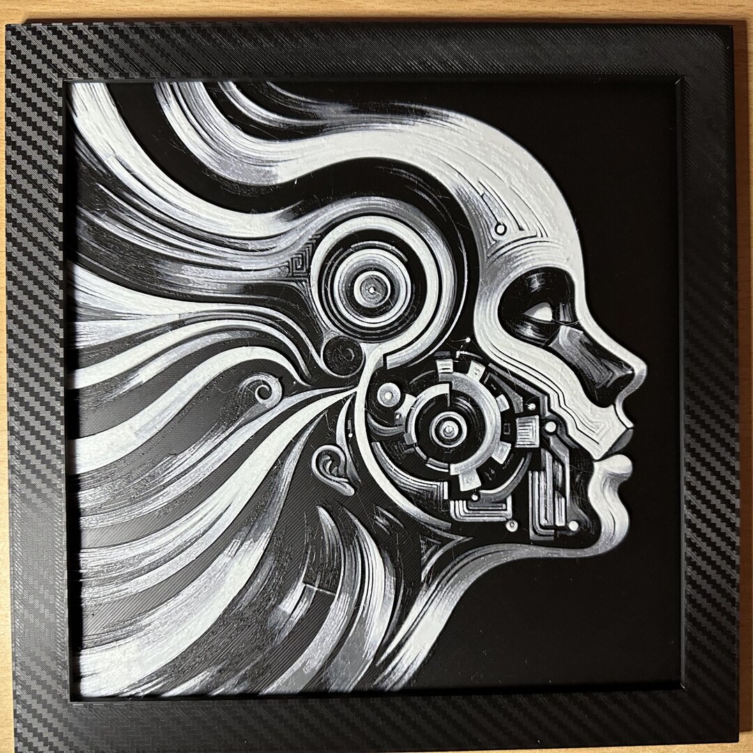 AI Fusion, Hueforge, 3D Printing File, Wall Art, Decoration, Filament ...