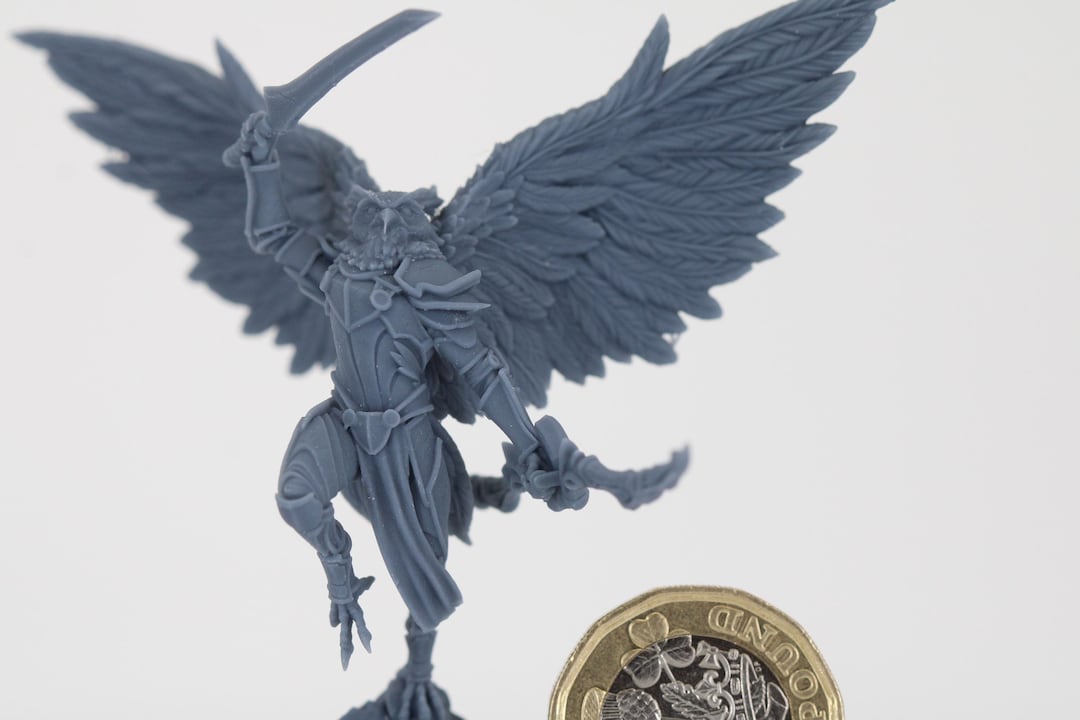 Owlkin Ranger Miniature: 3D Resin Model - D&D, Pathfinder, Frostgrave ...