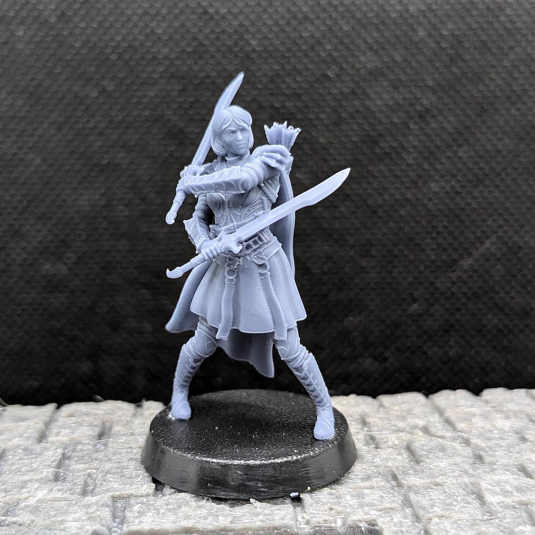 Drow Ranger : Dungeons and Dragons Mini RPG Tabletop Miniature Dnd ...