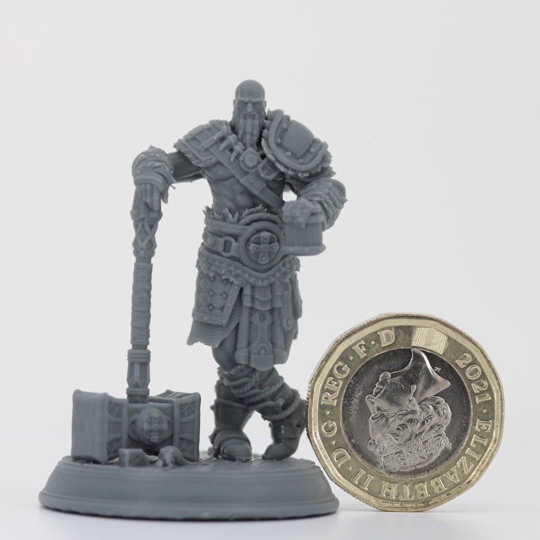 Froth, Goliath Barbarian Miniature : Dungeons and Dragons Mini RPG ...