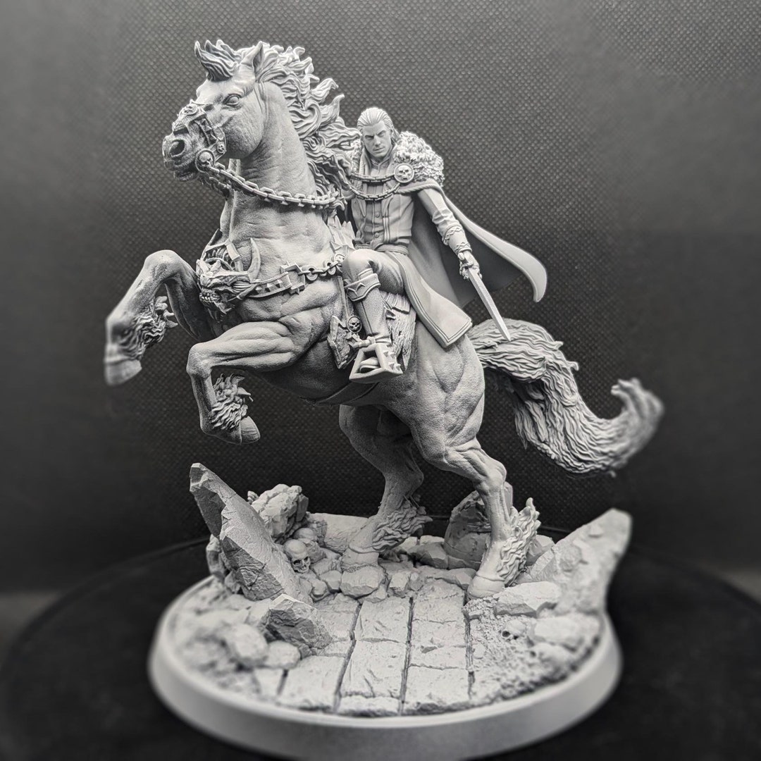 Vampire Lord Mounted, Strahd Von Zarovich Dnd, Pathfinder, Frostgrave ...