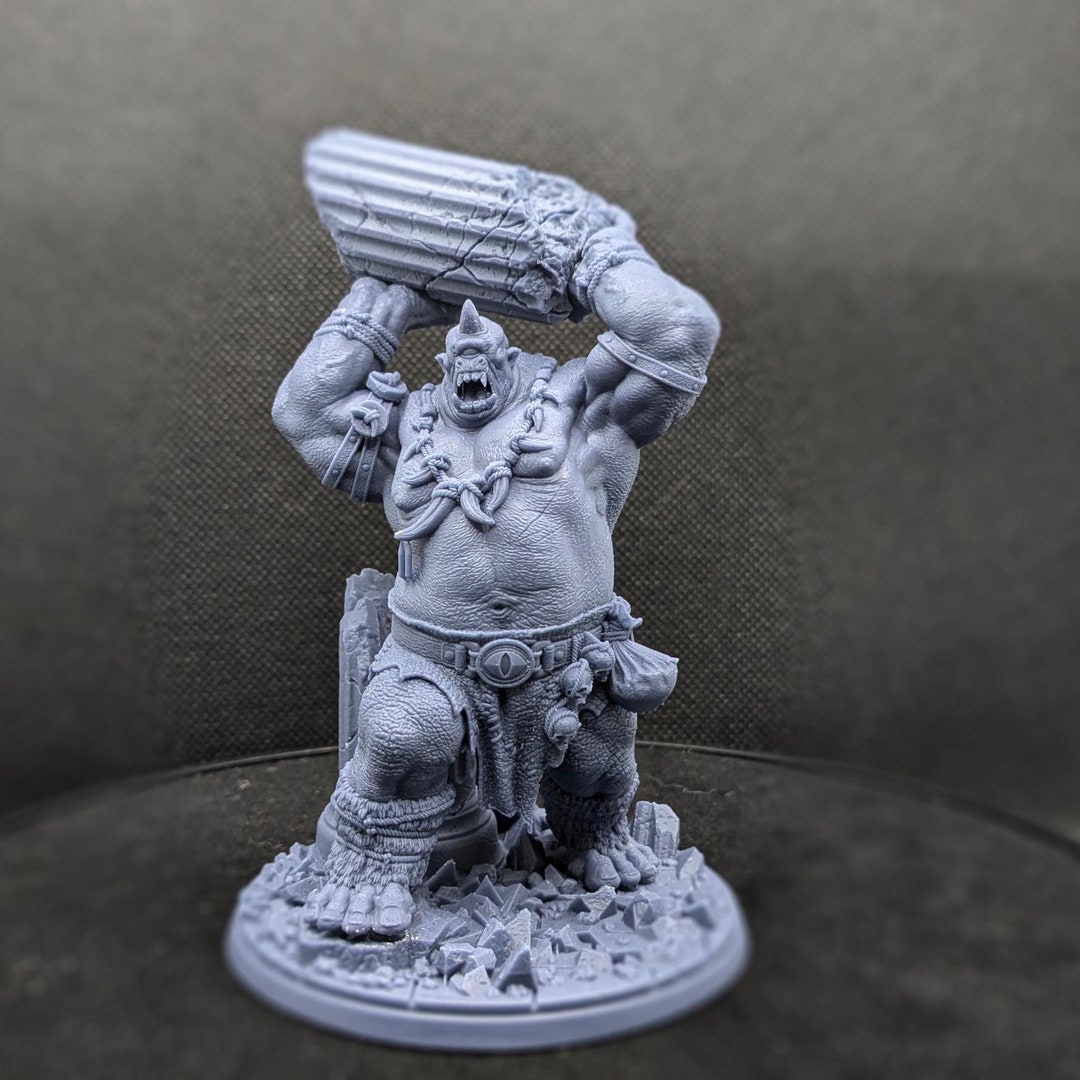 Cyclops Miniature: 3D Resin Model for D&D, Pathfinder (32mm) - Etsy