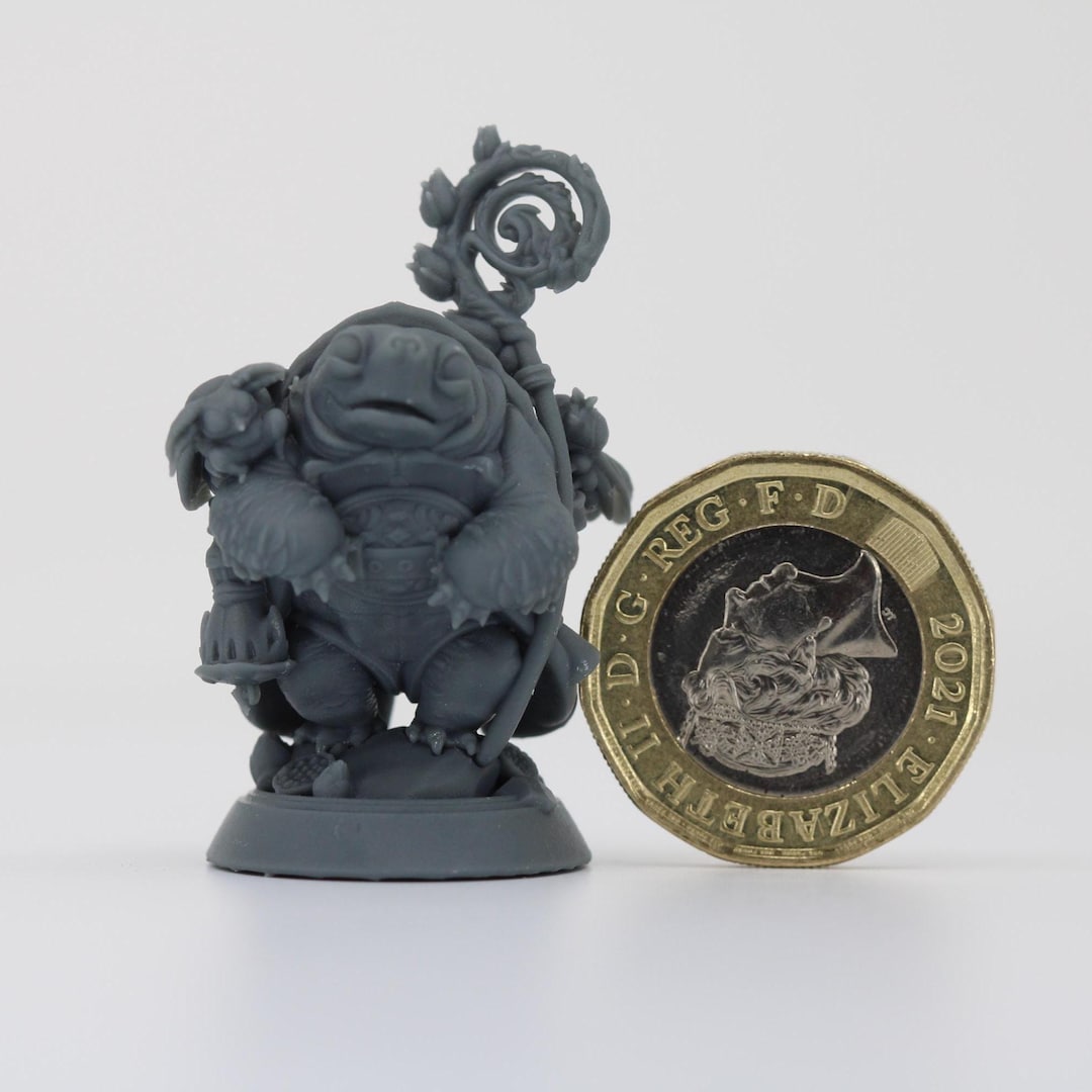 Turtle Druid : Unpainted D&D, TTRPG Miniature | Pepunki Creatures ...
