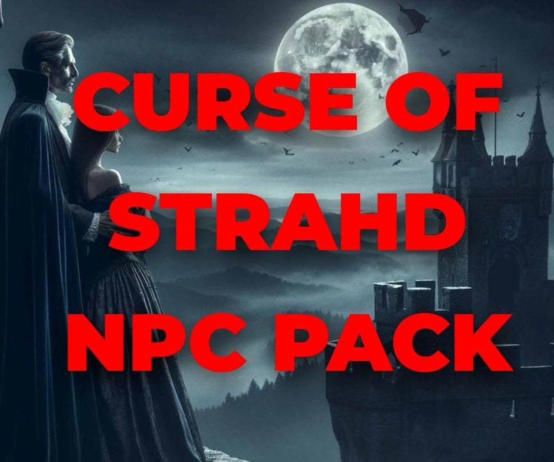 15 Curse of Strahd Npc's Pack dnd Miniatures Characters/npc's Strahd ...