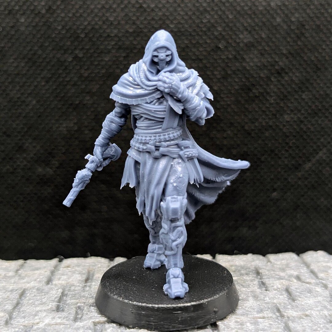 Warforged Gunslinger : D&D, Pathfinder, Frostgrave, 3D Resin Miniature ...