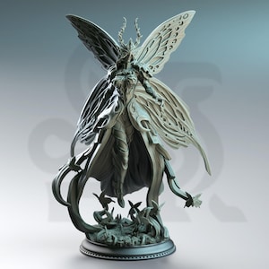 Fey Fairy Queen Userios | 3D Printed Dnd Miniature for Tabletop D&D RPG ...