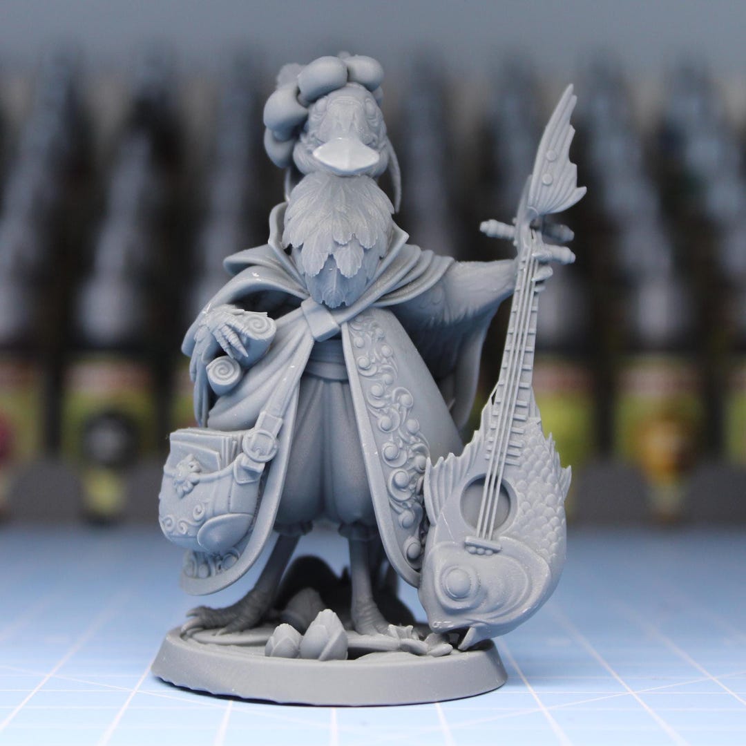 Spoonbill Bird Bard, Pepunki Creatures : Dungeons and Dragons Mini RPG ...