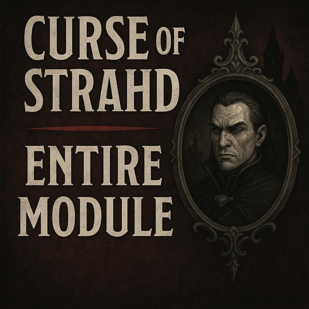 Curse of Strahd Miniature Set: Complete Adventure Module, 405 ...