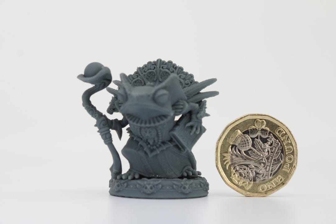 Toad Headmistress : Unpainted D&D, TTRPG Miniature | Pepunki Creatures ...