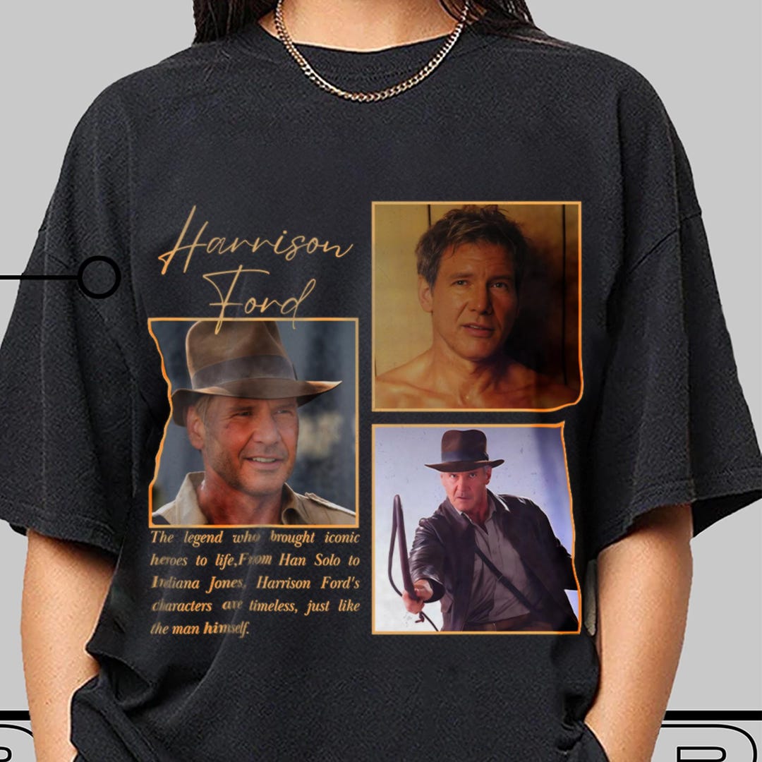 Vintage Harrison Ford T-shirt, Halloween Gift for Women and Men - Etsy