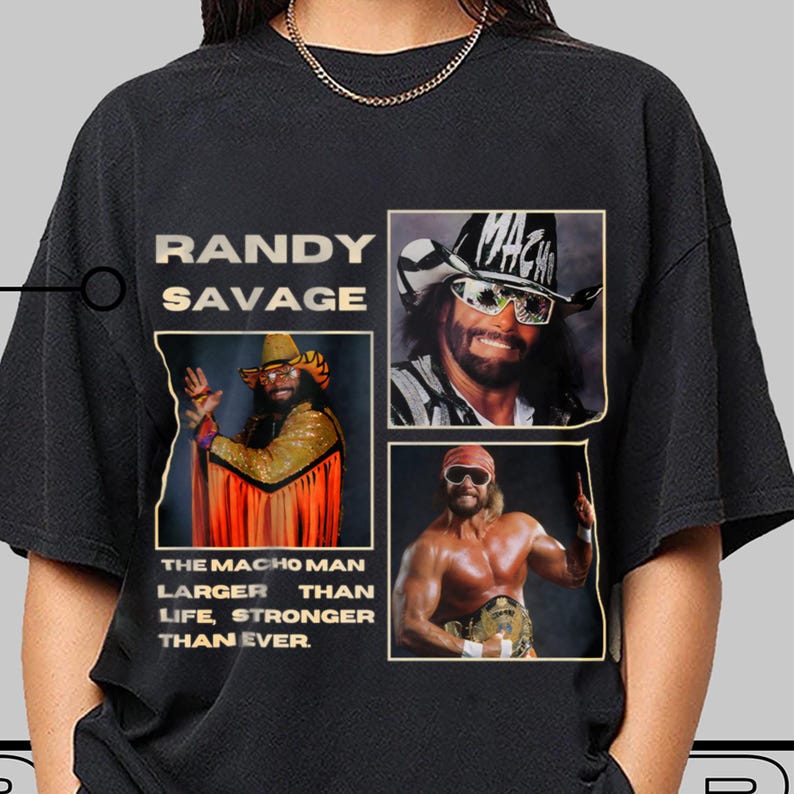 Vintage Randy Savage T-shirt, Halloween Gift for Women and Men - Etsy