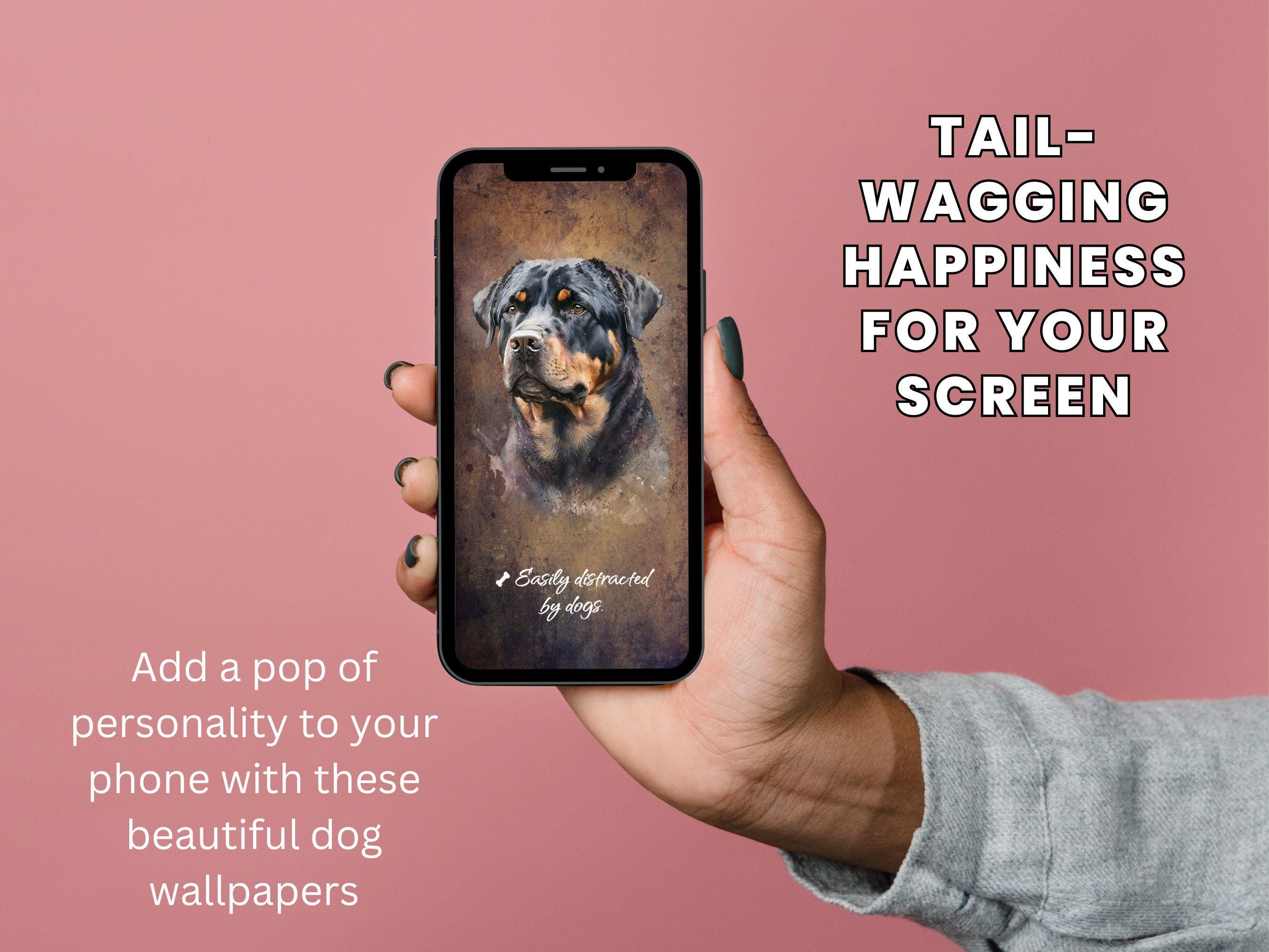 12 Dog Breed Phone Wallpapers - Digital Watercolor Dog Art, Man’s Best ...