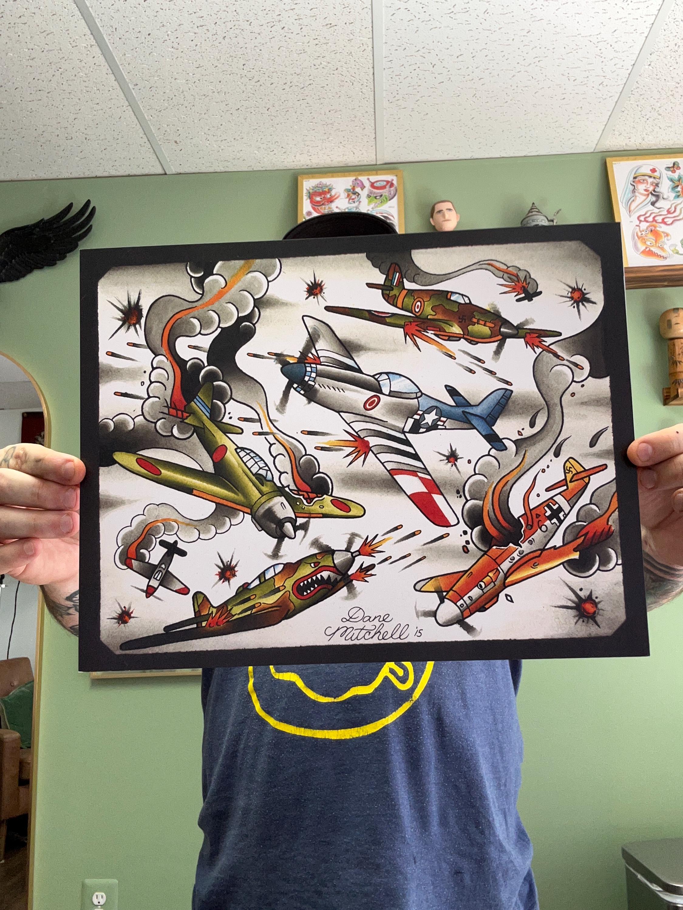 WWII Fighter Plane Flash - Etsy
