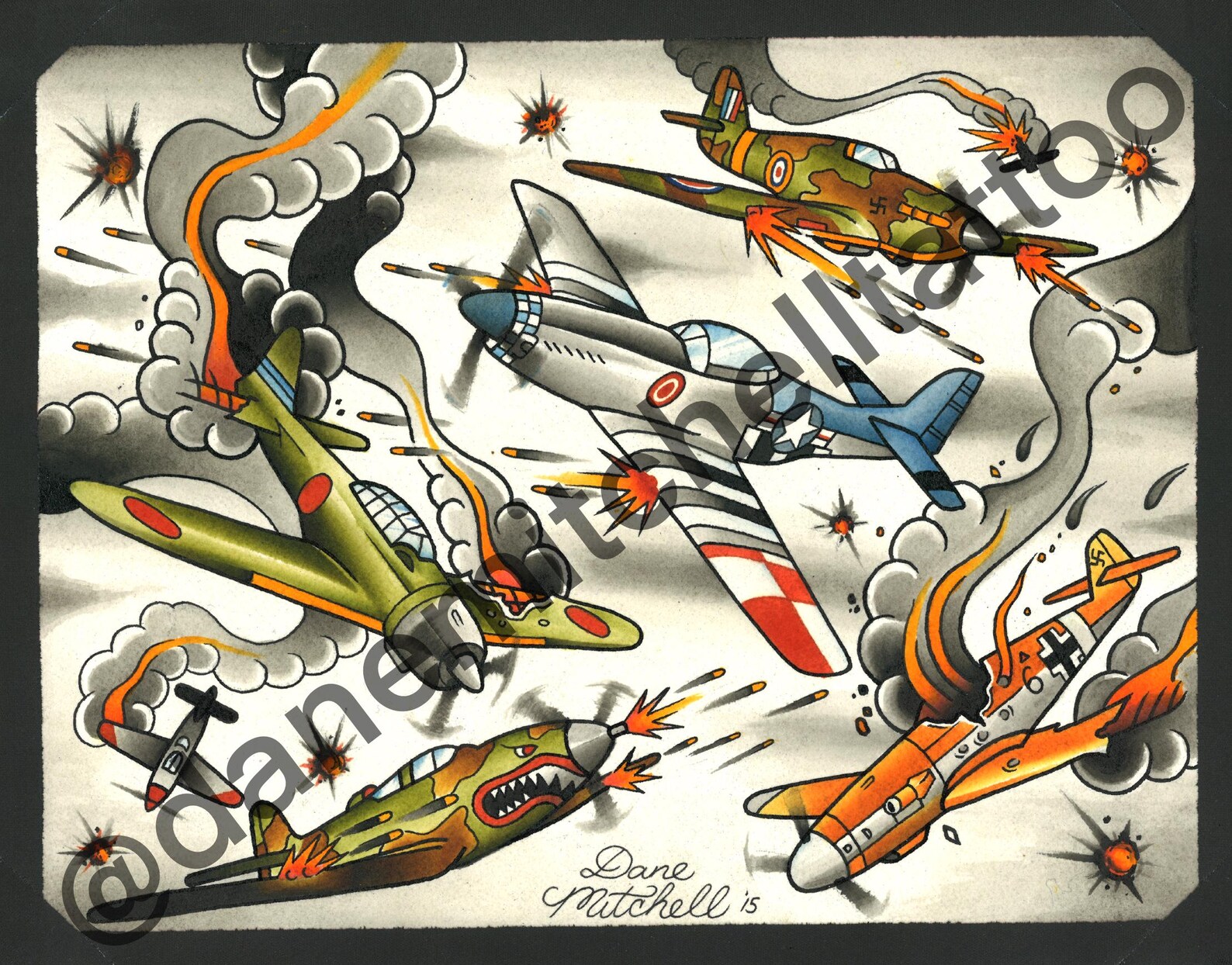 WWII Fighter Plane Flash - Etsy