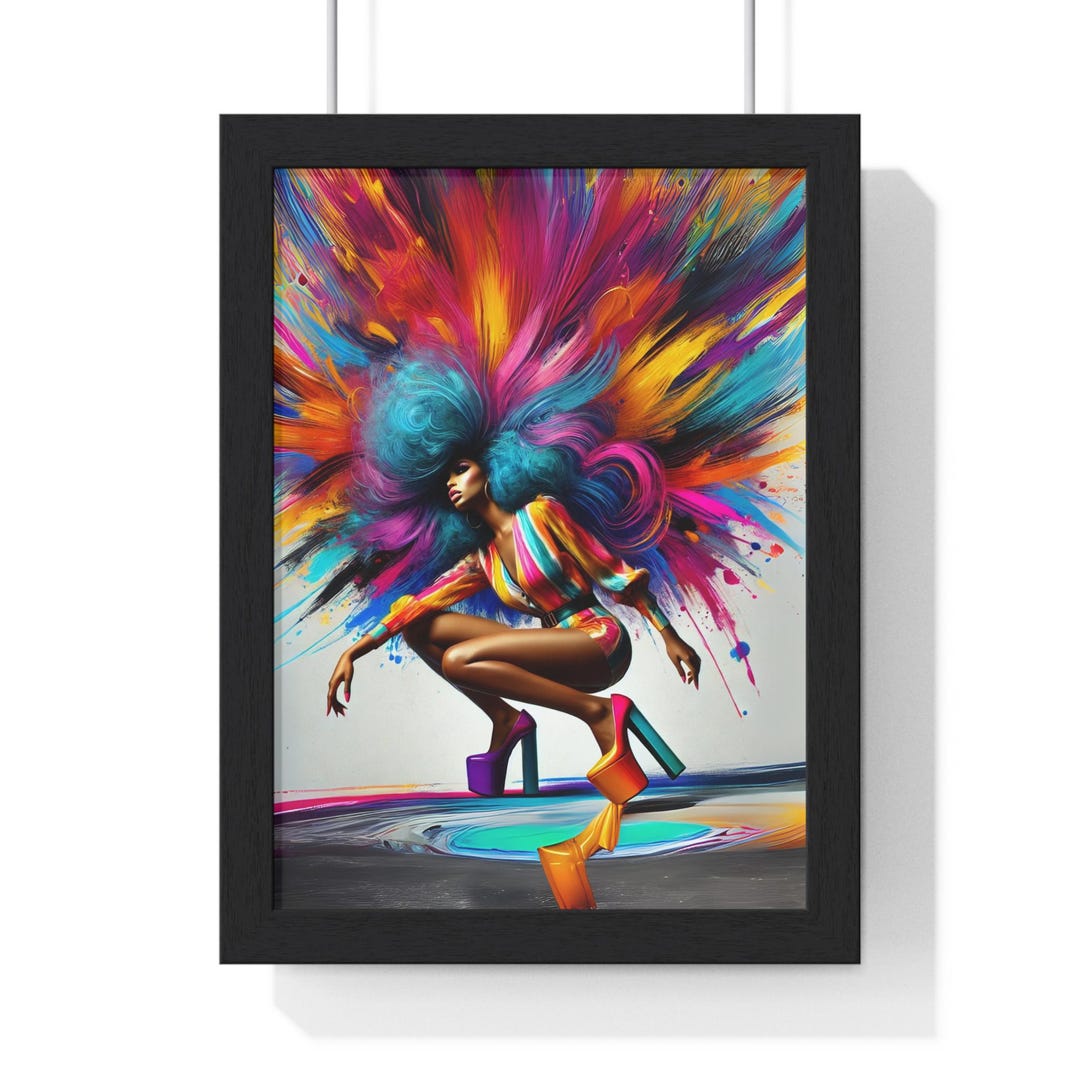 Motivation Vertical Framed Poster, Inspirational Wall Art ...