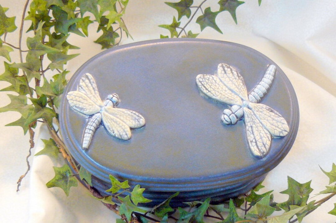 Oval Dragonfly Jewelry Box - Etsy