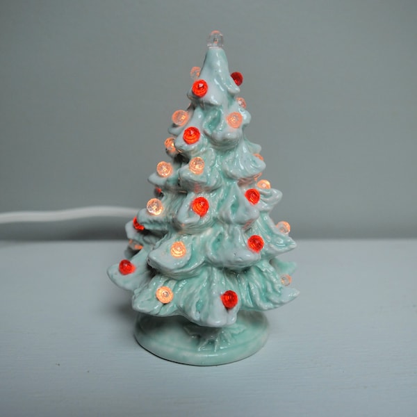 Ceramic Christmas Tree With Lights - Etsy