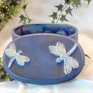 Oval Dragonfly Jewelry Box - Etsy
