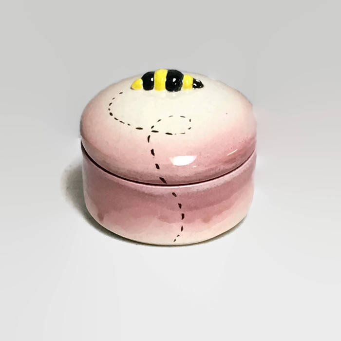 Ceramic Bee Keepsake Box — GrapeVine Ceramics