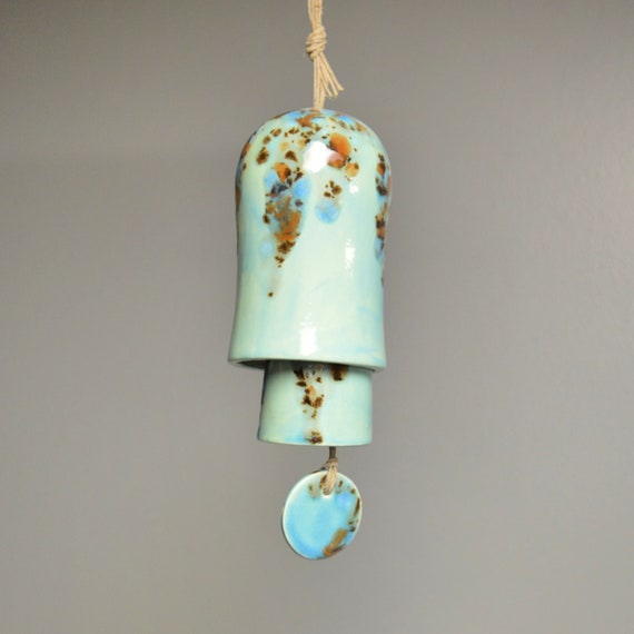 Rounded Ceramic Small Stack Wind Bell Wind Chime Light | Etsy