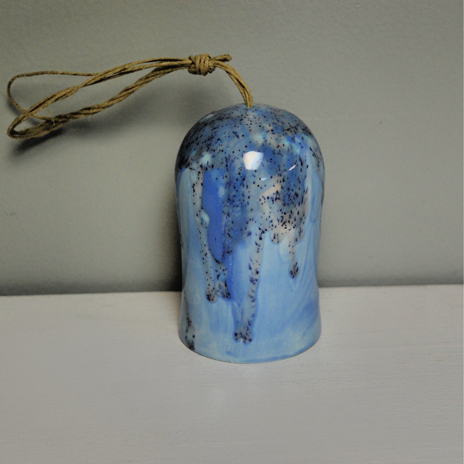 Rounded Ceramic Small Stack Wind Bell Wind Chime Shades of - Etsy