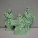 Jade Green Ceramic Nativity Scene - Etsy