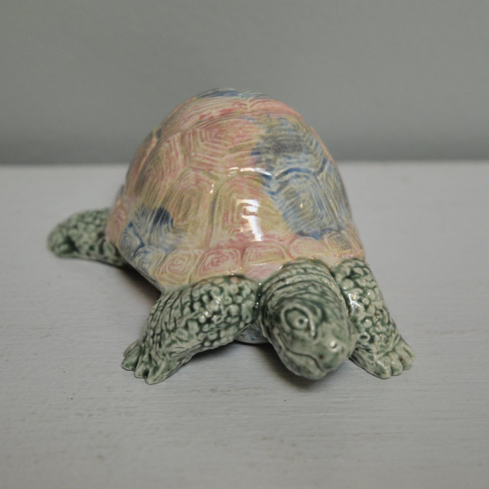 Ceramic Box Turtle almost Home - Etsy