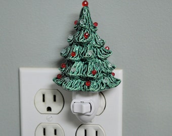 Ceramic Tree Night Light - Etsy