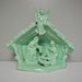 Jade Green Ceramic Nativity Scene - Etsy