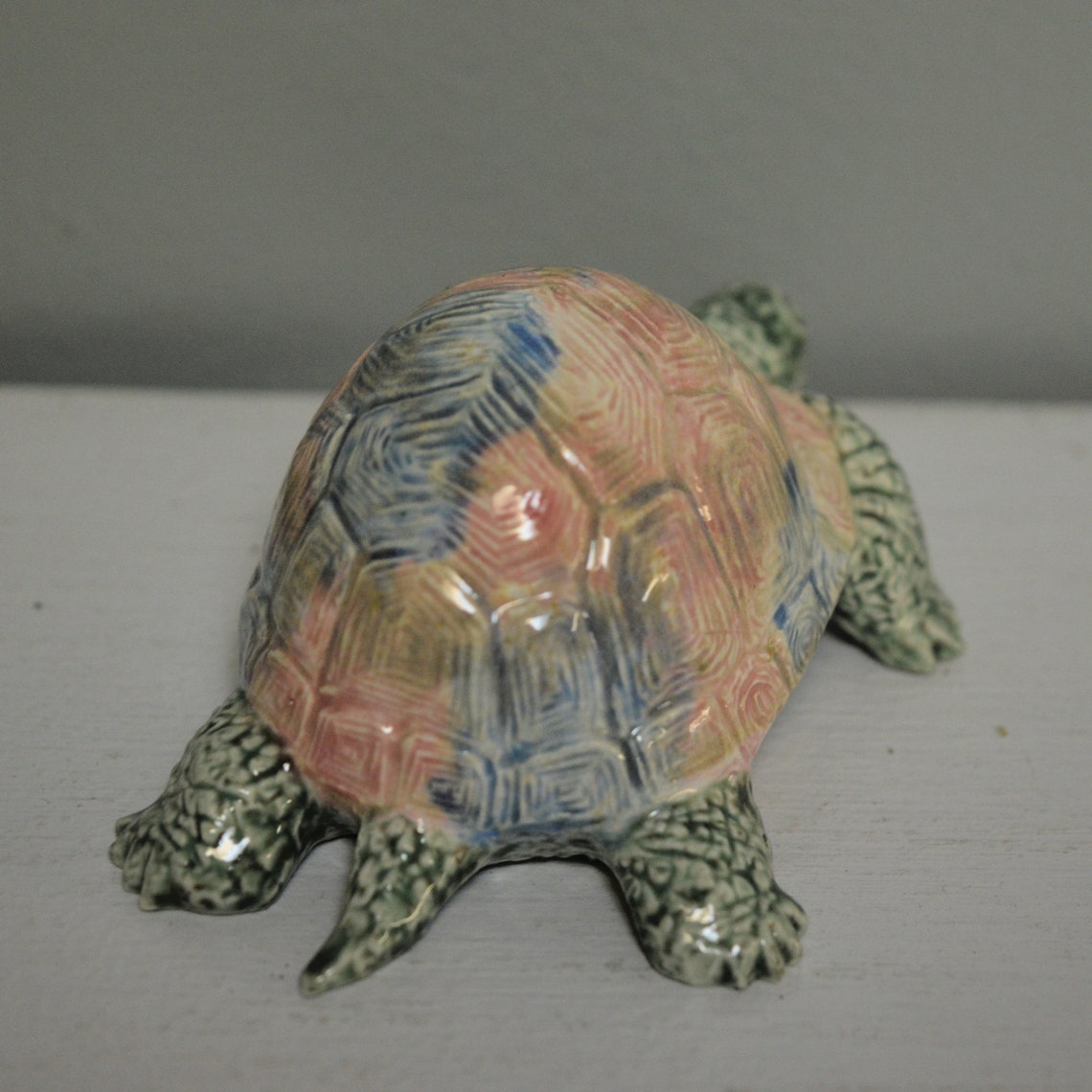 Ceramic Box Turtle almost Home - Etsy