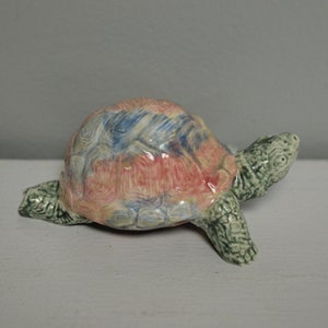 Ceramic Box Turtle "on the Move" - Etsy