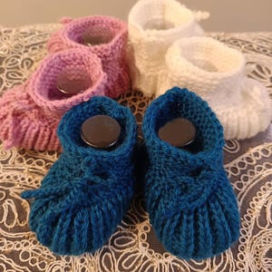 Handmade Baby Booties for Newborns - Etsy