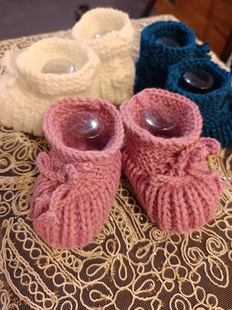 Handmade Baby Booties for Newborns - Etsy