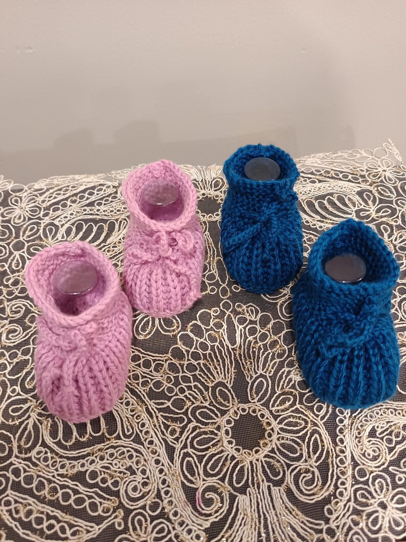 Handmade Baby Booties for Newborns - Etsy