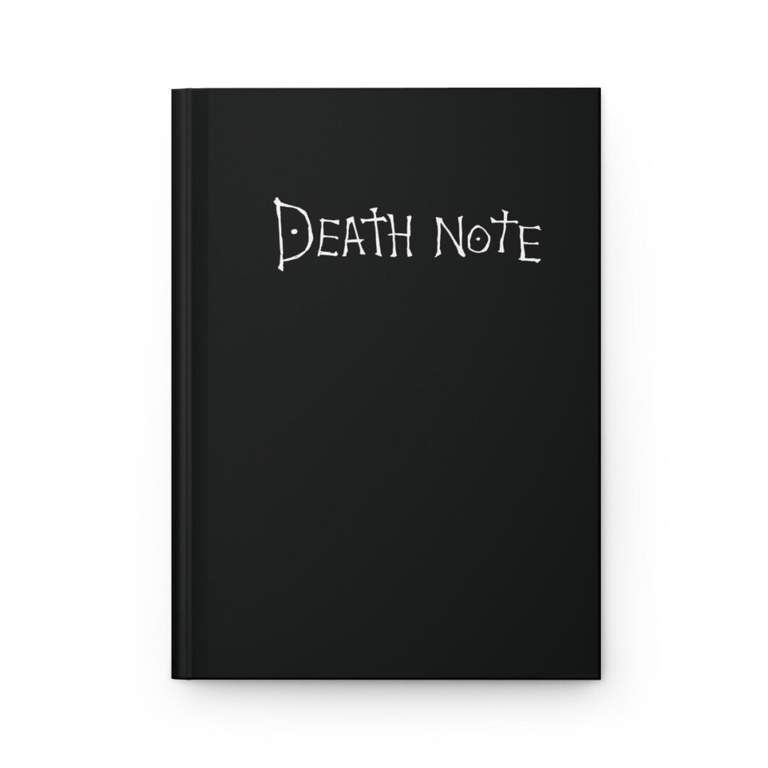Death Note Hardcover Journal Matte, Anime Fan Collector Gift, Light ...