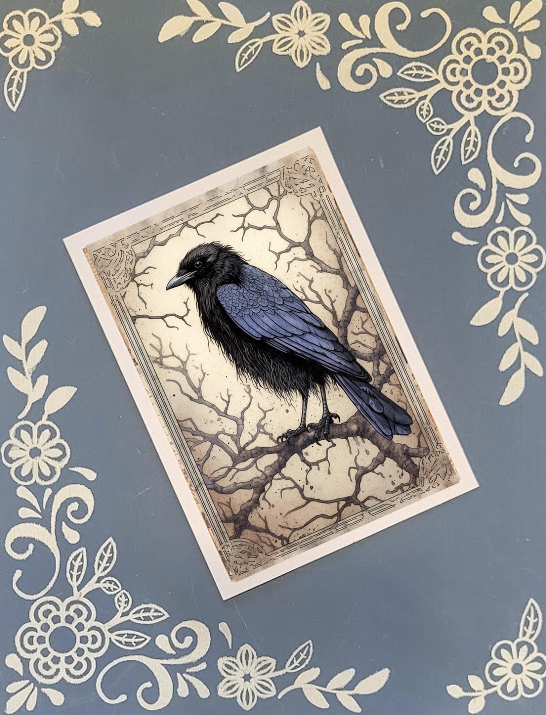 Ravens Greeting Card Bundle, Halloween, 5x7 With Envelopes - Etsy