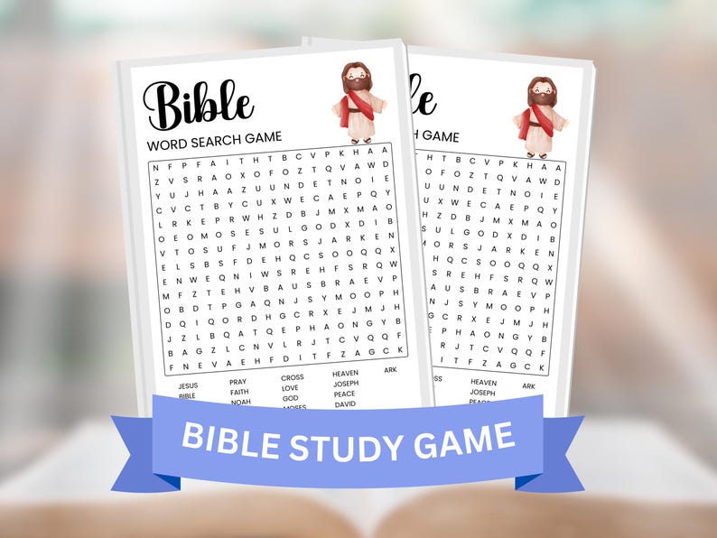 Bible Word Search Game, Printable Bible Game, Fun Printable Bible ...