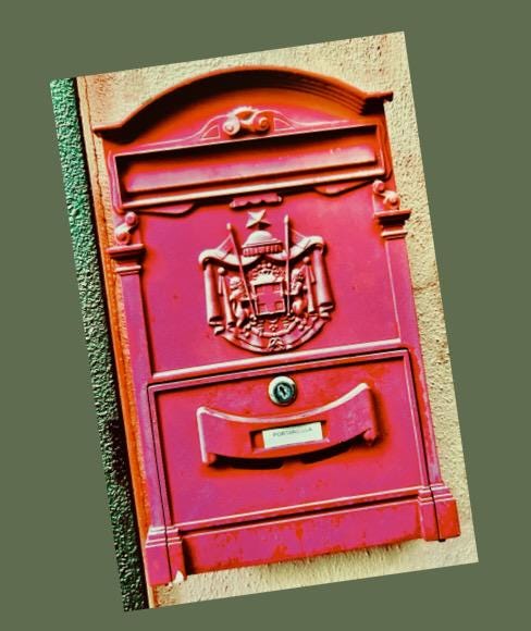 MAILBOX Postcard Italian Mail Box Letter - Etsy